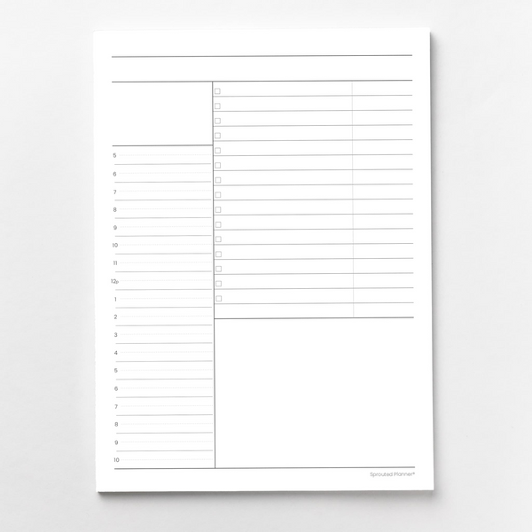 Sticky Notepad - Daily - Sprouted Planner