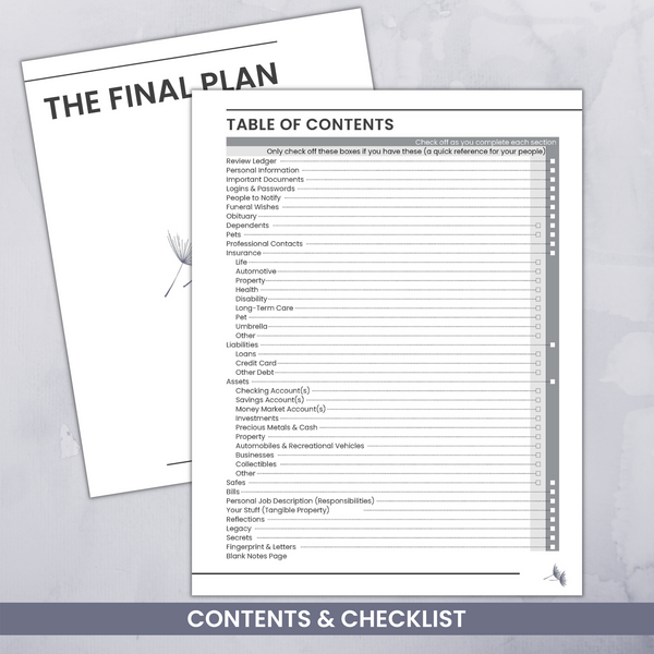 The Final Plan (Printable PDF) - Sprouted Planner
